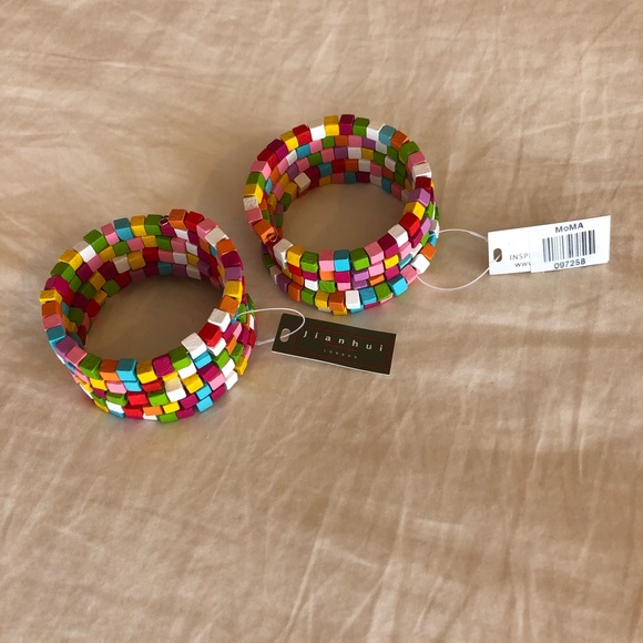 Moma | Jewelry | Nwt Moma Colorblock Wrap Bracelet | Poshmark